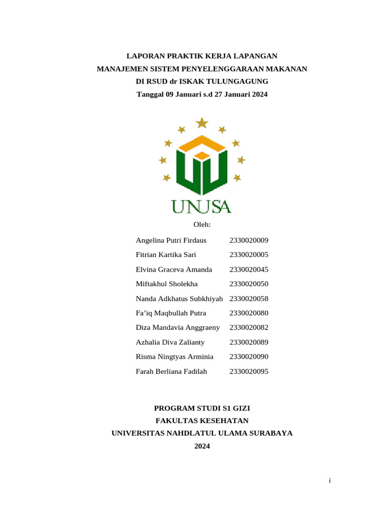 Laporan PKL MSPM | PDF