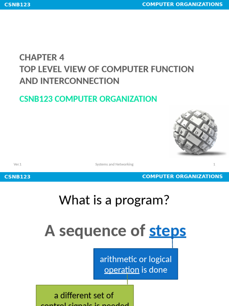 Chapter 3# Top Level View of Computer Function and Interconnection | PDF | Input/Output ...