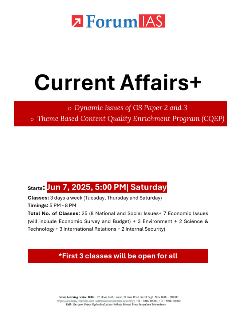 Current Affairs For Mains 2025 Merged 1 | PDF | Microfinance | Microcredit