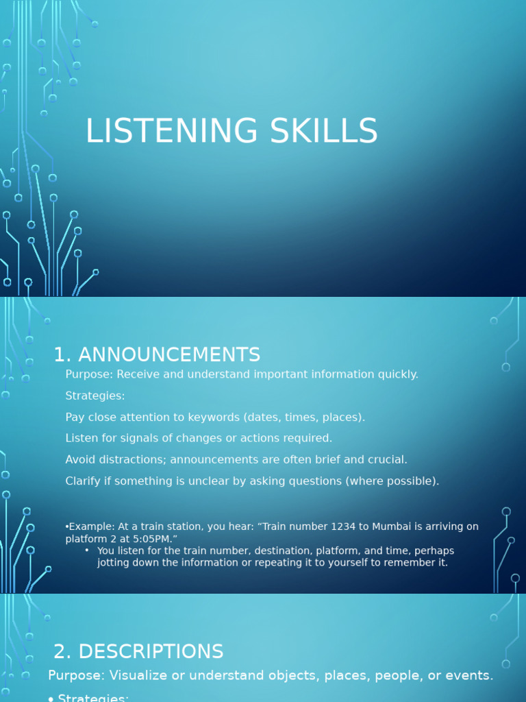 Essential Listening Skills Guide | PDF | Ellipsis | Citation