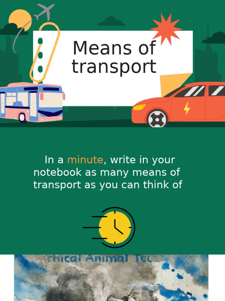 Means of Transport | PDF
