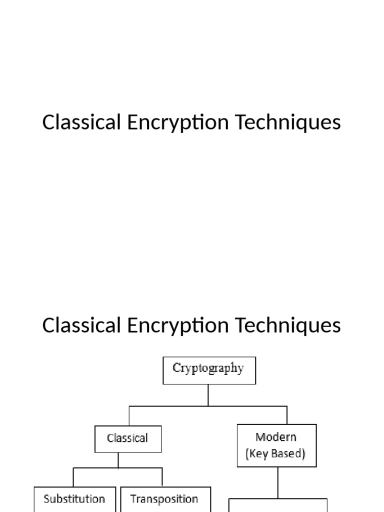 Classical Encryption Techniques | PDF