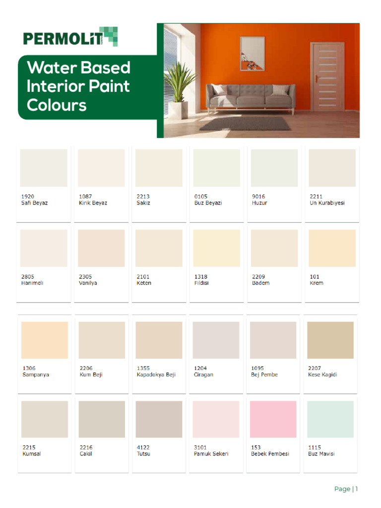 Exterior Paint Colour Options | PDF