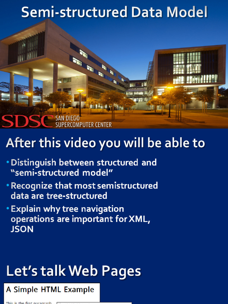 5.semi Structured Data Model | PDF