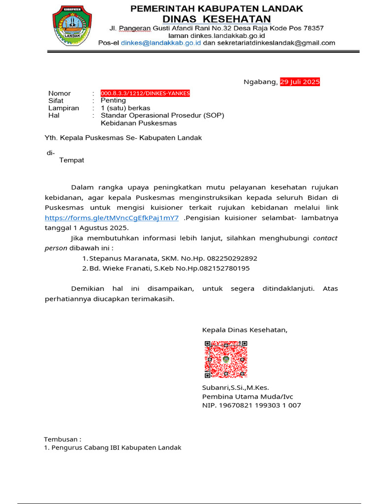 20250729105008surat Pengisian Kuisioner | PDF