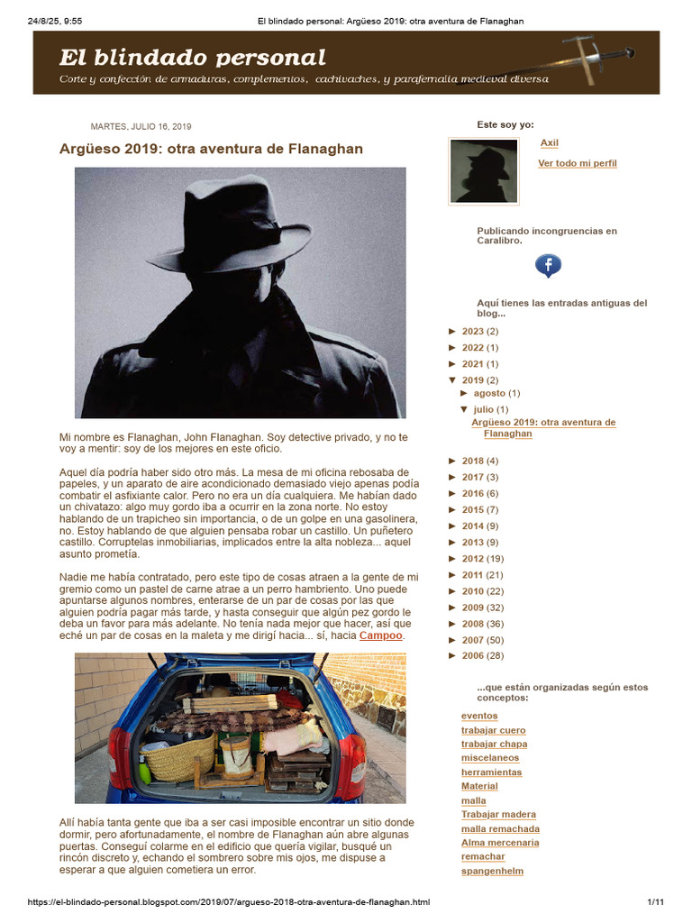 El Blindado Personal - Argüeso 2019 - Otra Aventura de Flanaghan | PDF