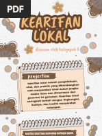 Poster Kearifan Lokal Budaya Indonesia Ilustratif Biru Dan Hijau (42 X ...