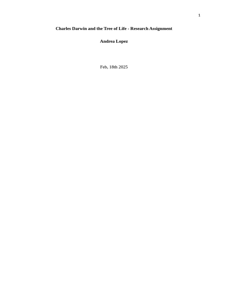 Charles Darwin and The Tree of Life | PDF | Natural Selection | Evolution