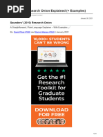 Research Onion | PDF | Methodology | Qualitative Research