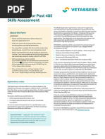 VETASSESS Skills Assessment Checklist | PDF