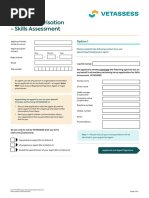 VETASSESS Skills Assessment Checklist | PDF
