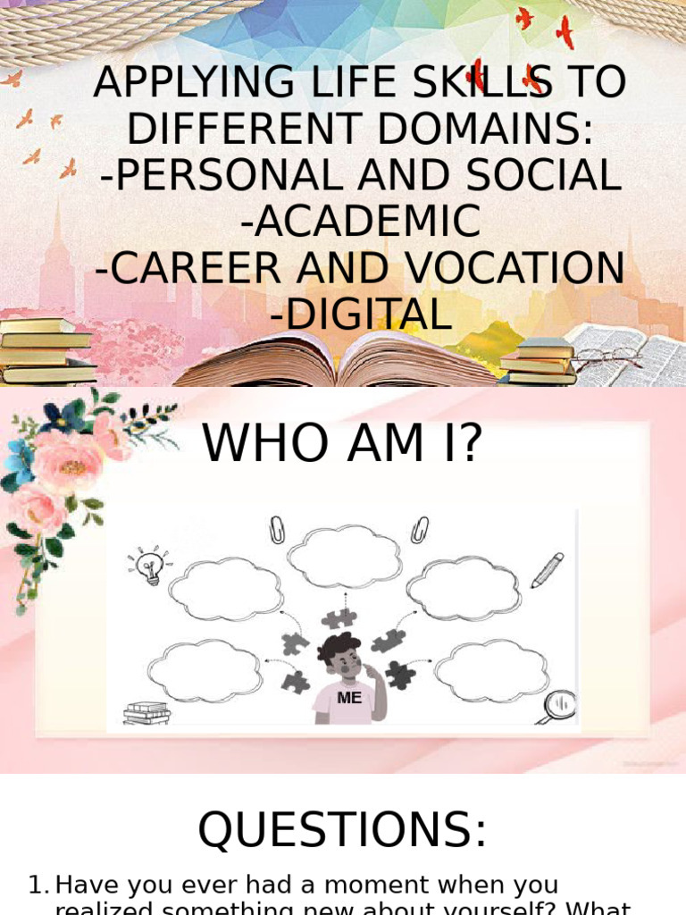 Applying Life Skills To Different Domains | PDF