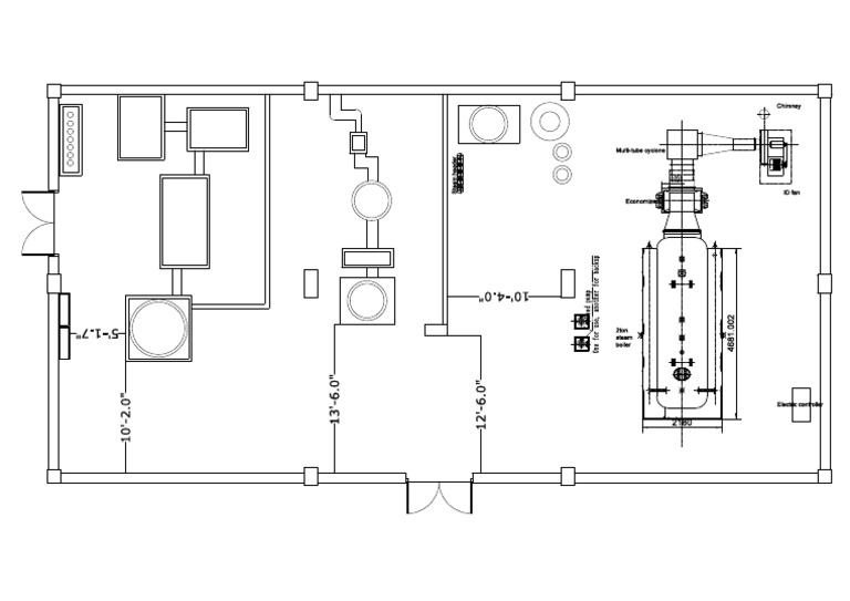 XINLI BOILER DZG2 Boiler Room Layout Drawing 250617 | PDF