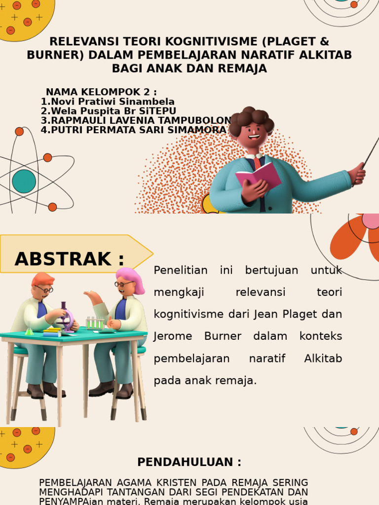 Relevansi Teori Kognitivisme Plaget & Burner Dalam Pembelajaran Naratif ...