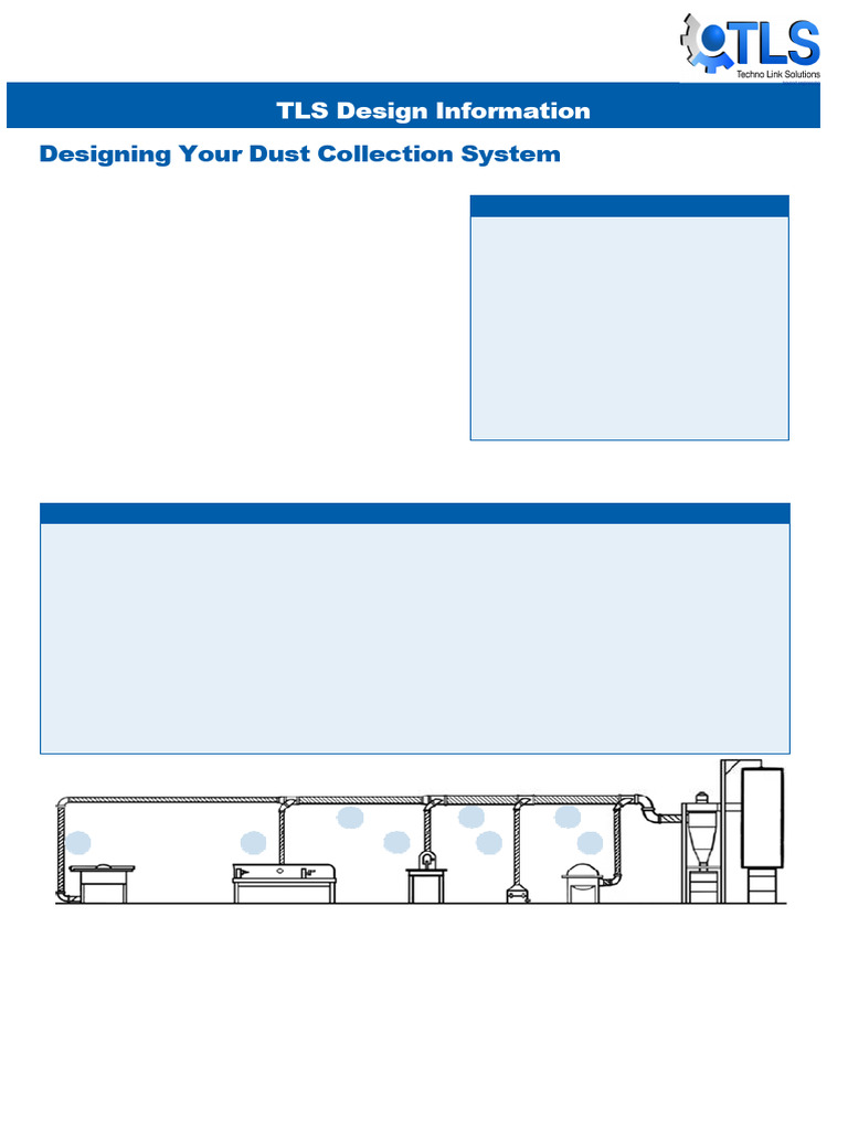 Dust Collection System Design Guide | PDF | Duct (Flow) | Pipe (Fluid ...