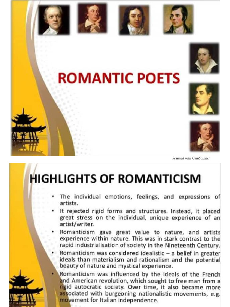 Romantic Poets | PDF