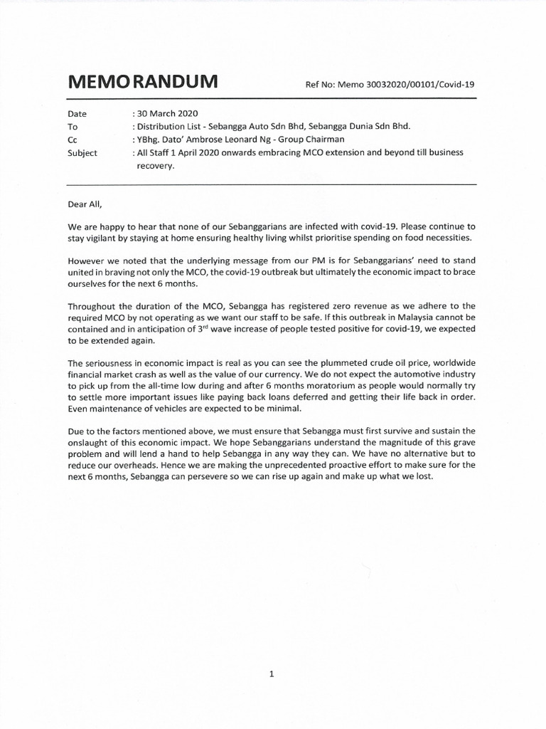 Memorandum Pdf Pdf