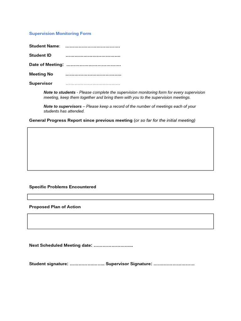 Dissertation Supervision Record (1) | PDF