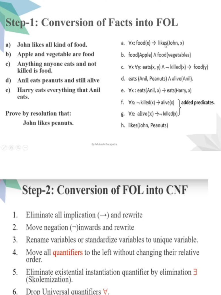 Predicate Logic Example | PDF