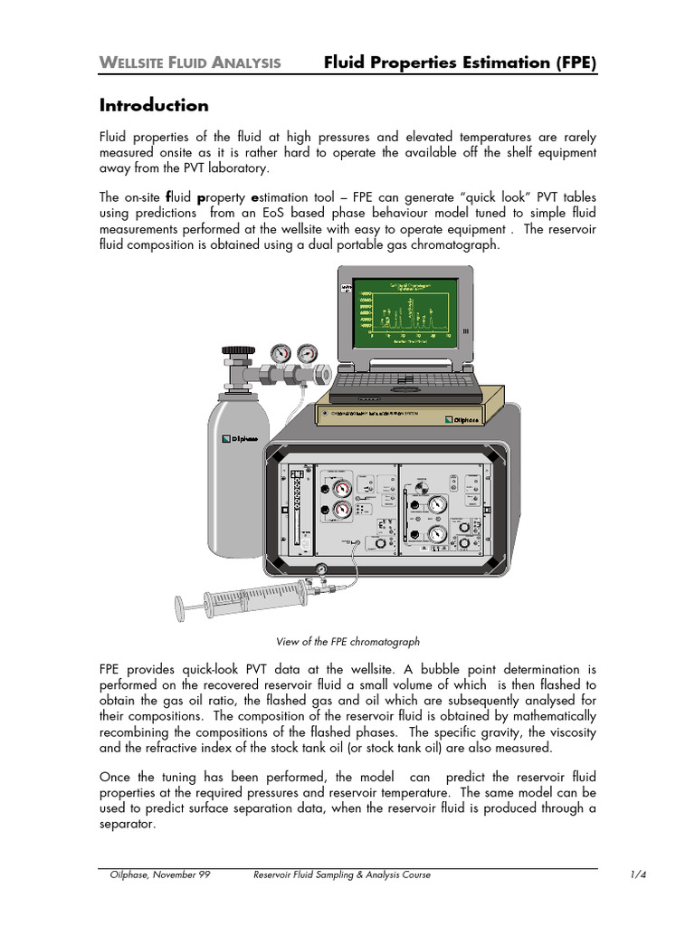 Wellsite Fluid Analysis and FPE Techniques | PDF | Petroleum Reservoir ...