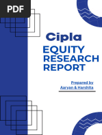 CIPLA Annual Report | PDF | Balance Sheet | Cash Flow Statement