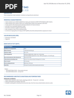 Sigmatherm™ 540: Product Data Sheet | PDF | Paint | Chemistry