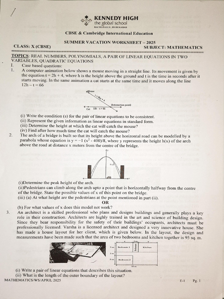 Summer Vacation Worksheets (All) 10F | PDF