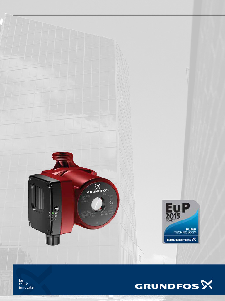Fisa Tehnica Pompa Circulatie Grundfos Ups2 | PDF | Pump | Bearing (Mechanical)