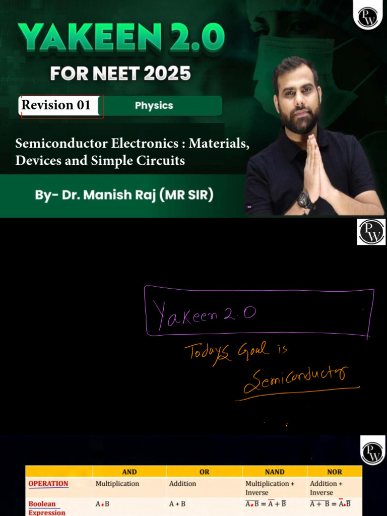 Semiconductor Electronics Materials, Devices and Simple Circuits ...