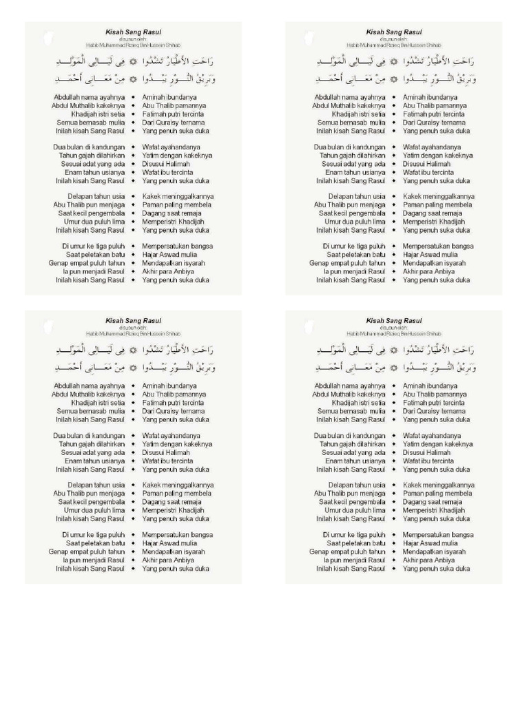 Kisah Sang Rasul | PDF