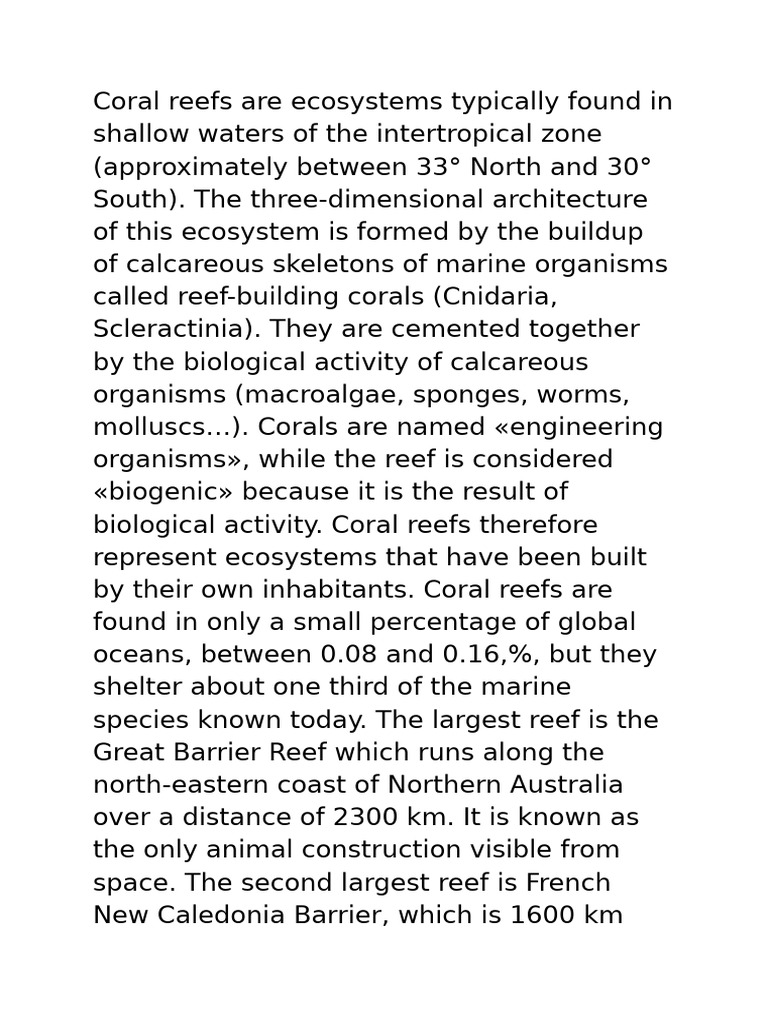 Coral Reefs and Climate Change | PDF | Coral Reef | Coral