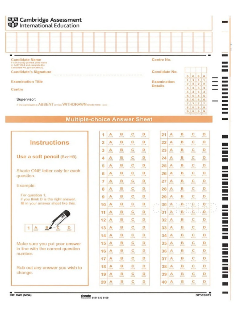 Exact Bubble Sheet | PDF