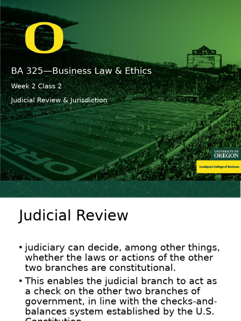 Judicial Review and Jurisdiction Explained | PDF | Marbury V. Madison ...
