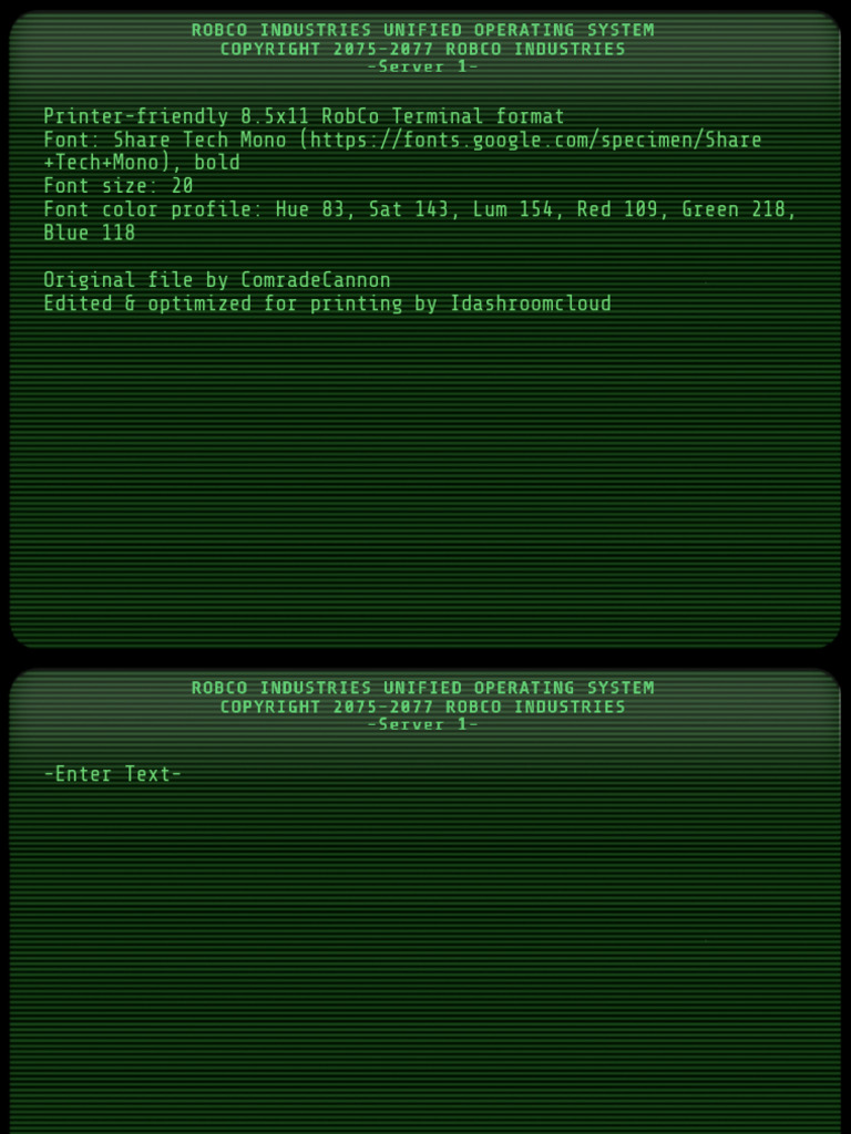 Terminal PDF Editable | PDF