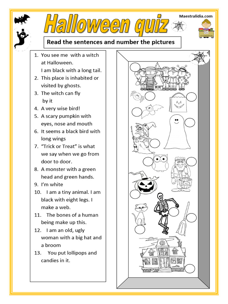 Halloween Quiz for Kids | PDF