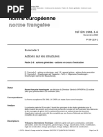 Charges d'exploitation selon l'Eurocode | PDF