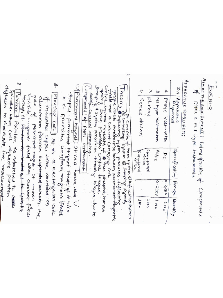 EEM Experiment 2 | PDF