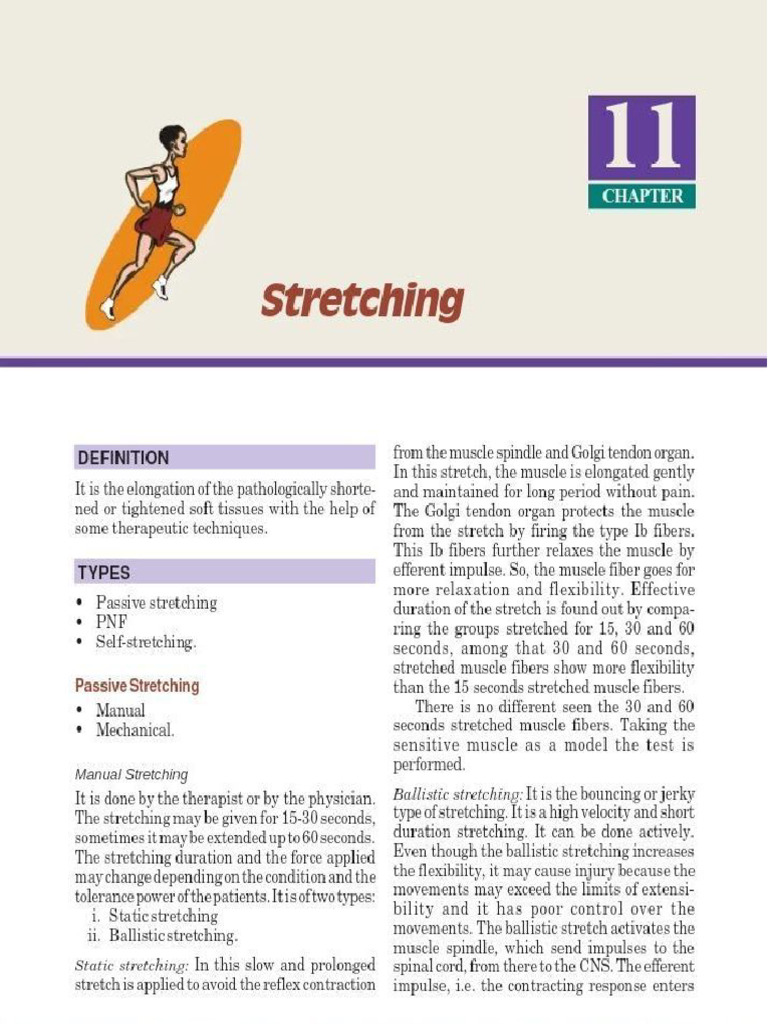 Stretching (Elasticity Development) | PDF