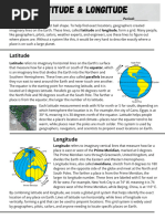 What Is Longitude and Latitude - BBC Bitesize | PDF | Equator | Latitude