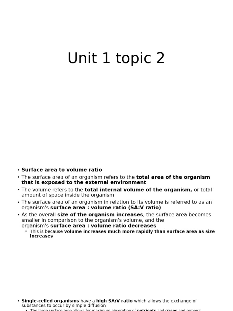 Unit 1 Topic 2 | PDF | Cell Membrane | Phospholipid