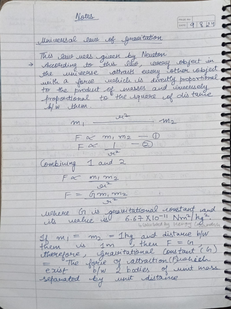 Physics - Gravitation | PDF