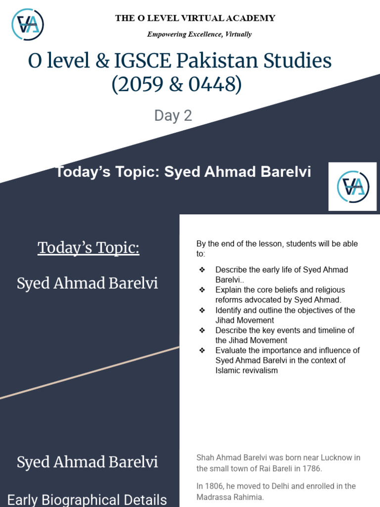 Syed Ahmad Barelvi: Jihad Movement Overview | PDF | Abrahamic Religions