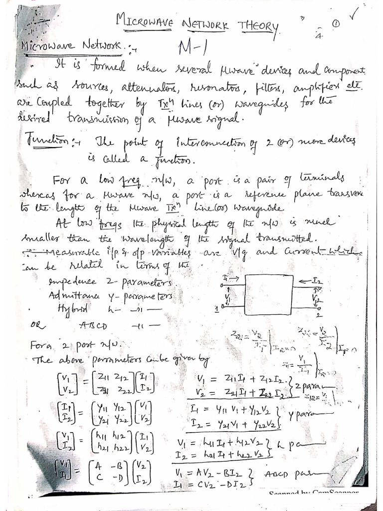 RF - M2 MTA - Module2 - S Parameters & Passive Devices | PDF