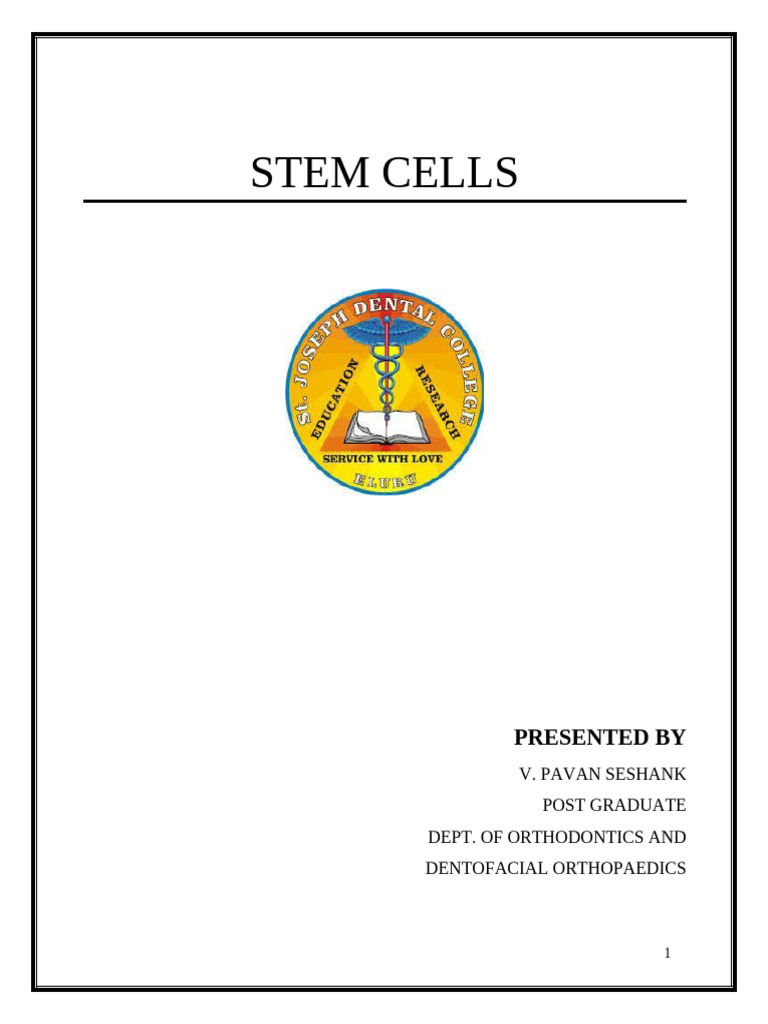 Stem Cells | PDF | Stem Cell | Cell Potency
