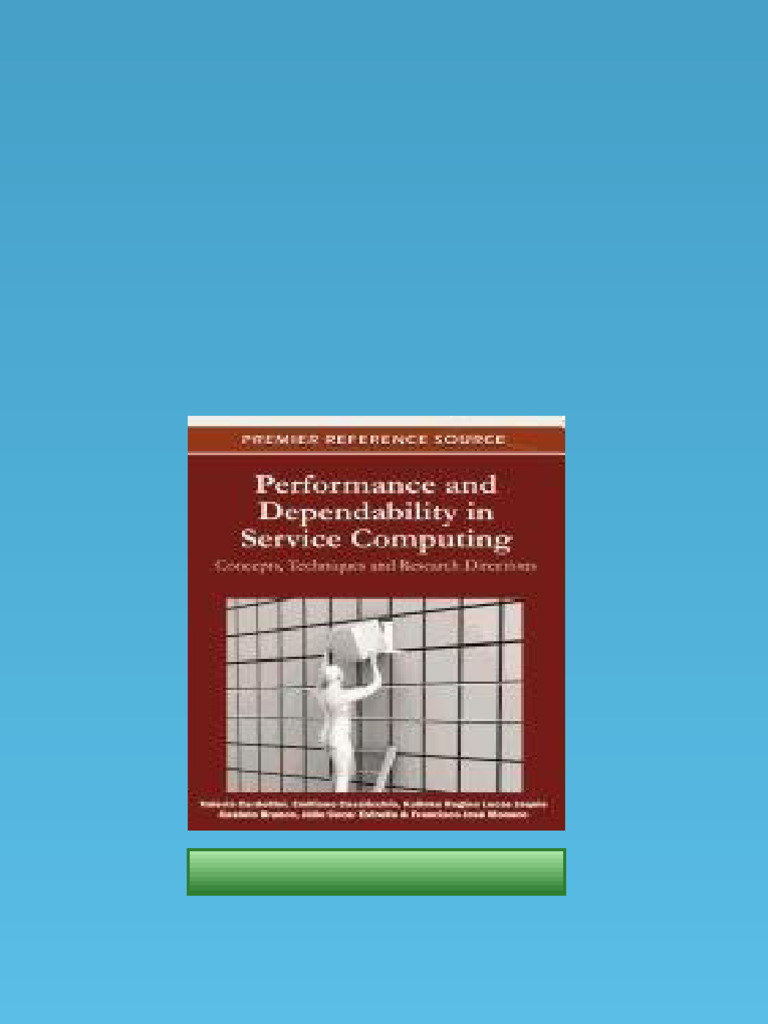 (Ebook) Performance and Dependability in Service Computing: Concepts ...