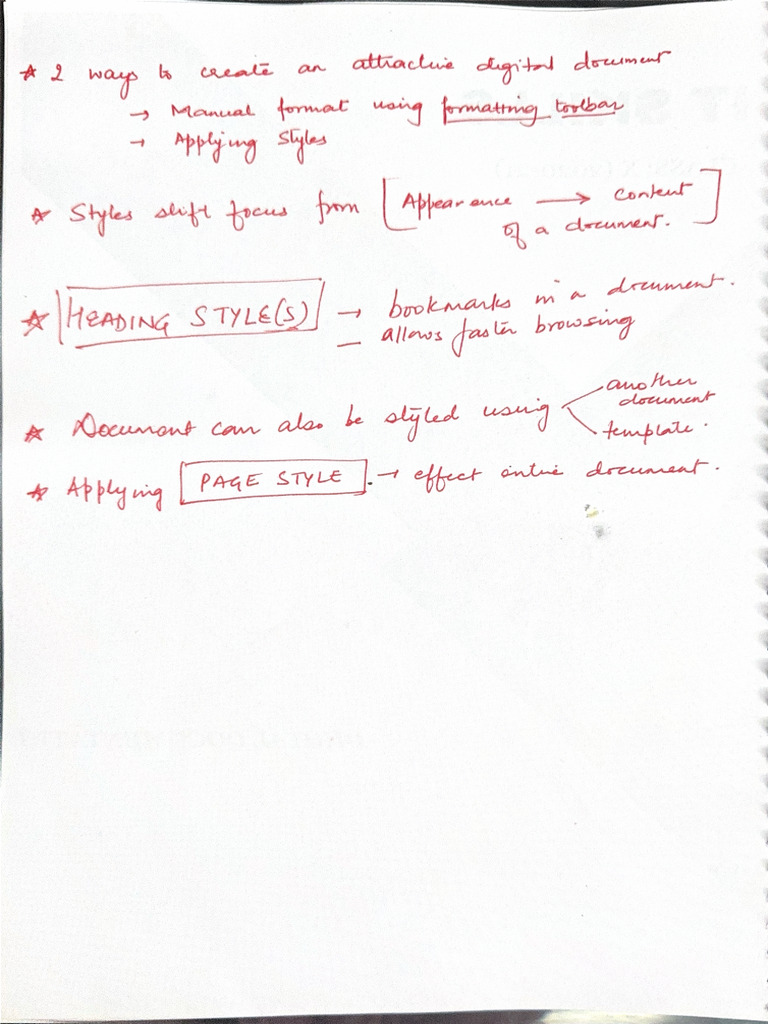 Styles & Formatting | PDF