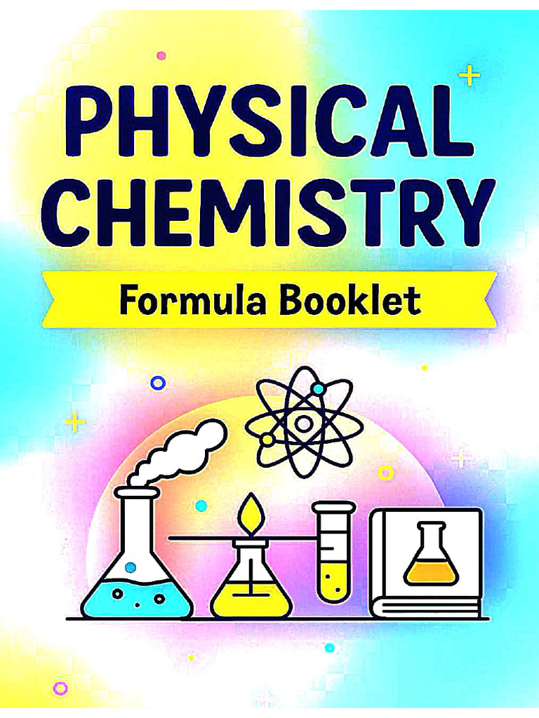 Physical Chemistry - Formula | PDF