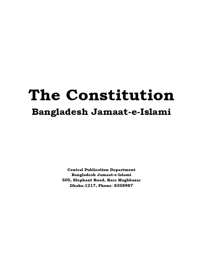 100 Constitution English 2020 | PDF | God In Islam | Prophets And ...