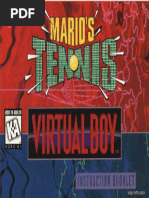 Nintendo Virtual Boy Instruction Booklet | PDF