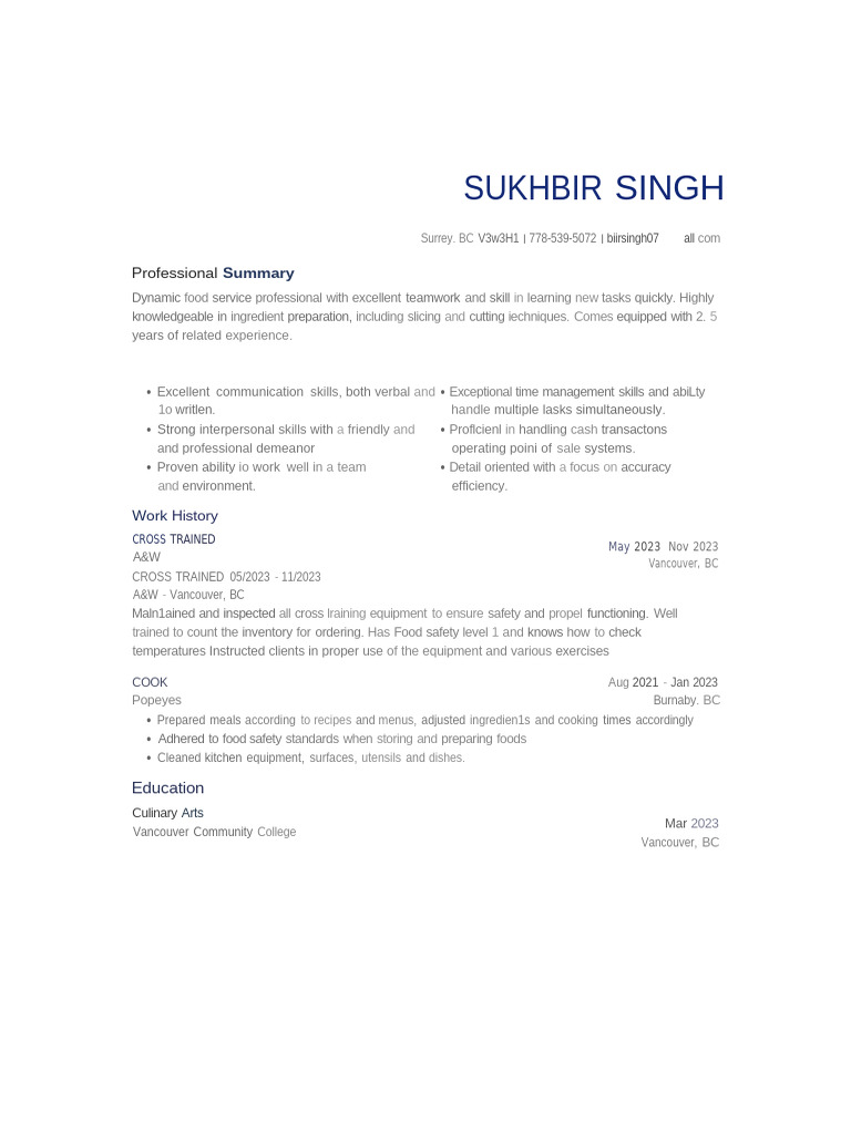 Updated Resume | PDF